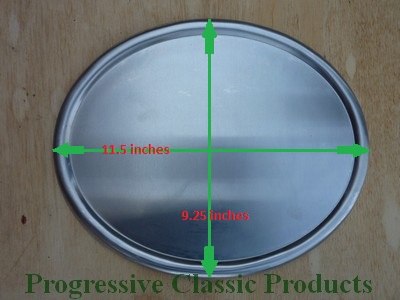 PCP: Classic Motorcycle Alluminium Oval Competition Number Board